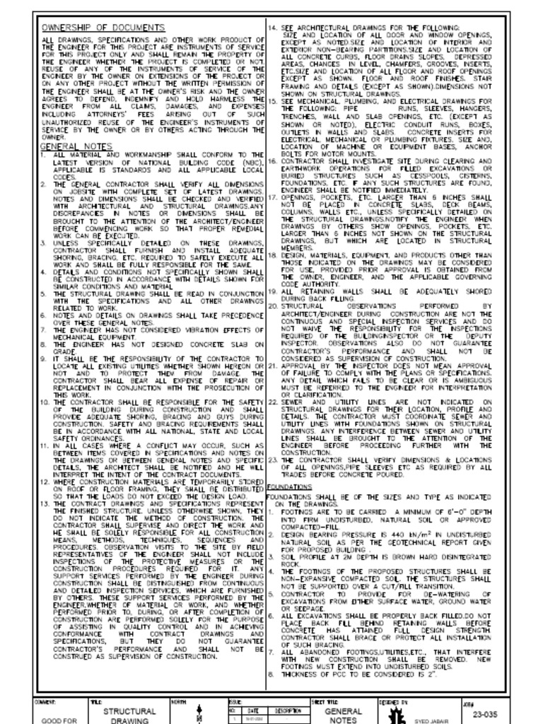 Mohammad Parvez_60 Sq.Y_Str_20240116 | PDF | Materials | Components