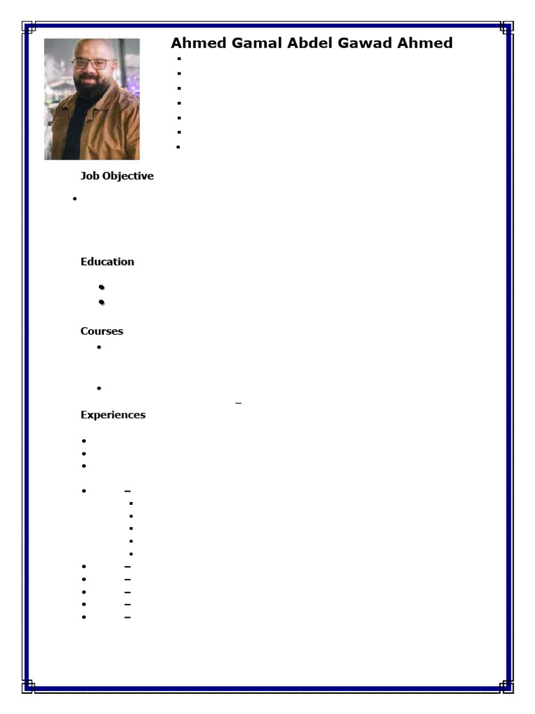 Ahmed Gamal Cv pdf-converted (1) (1) | PDF