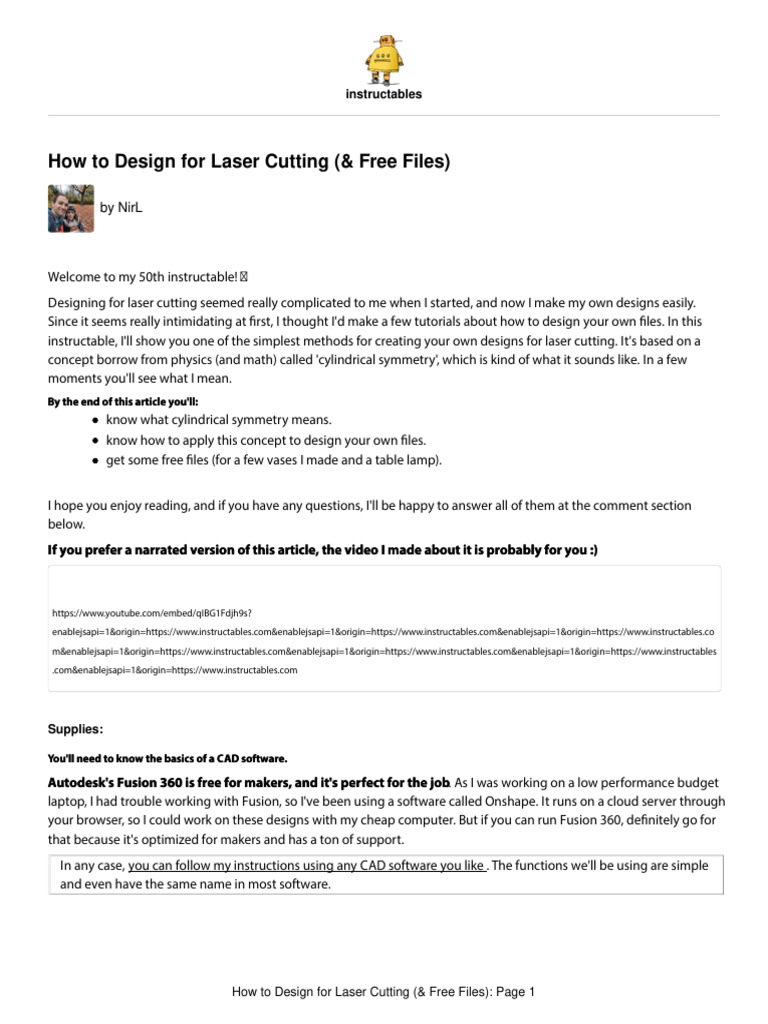 How-to-Design-for-Laser-Cutting-Free-Files | PDF