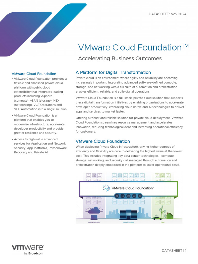 Intro To VMware Cloud Foundation | PDF | Cloud Computing | Computer ...