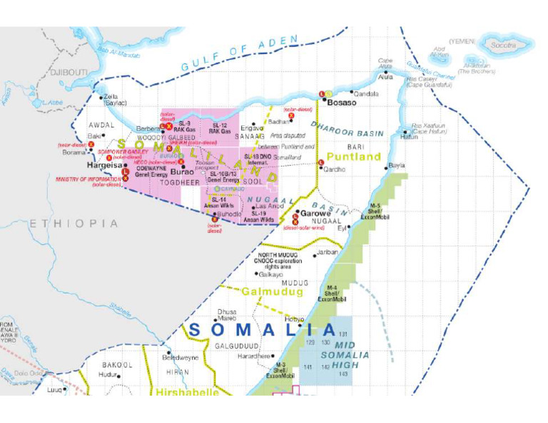 Somalia-Energy Map | PDF