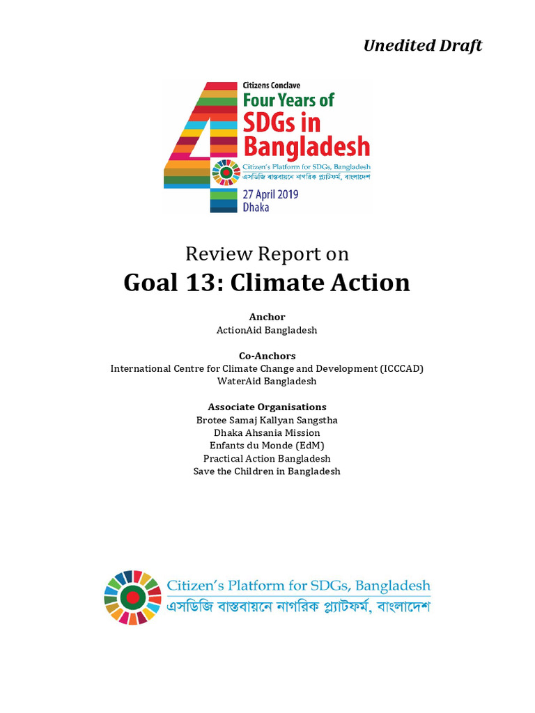 SDG-13_Climate-Action-Full-Report | PDF | Disaster Risk Reduction ...