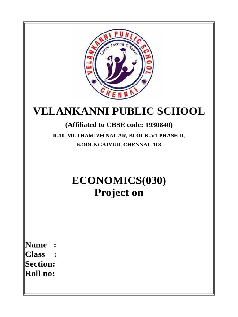 ECONOMICS PROJECT | PDF