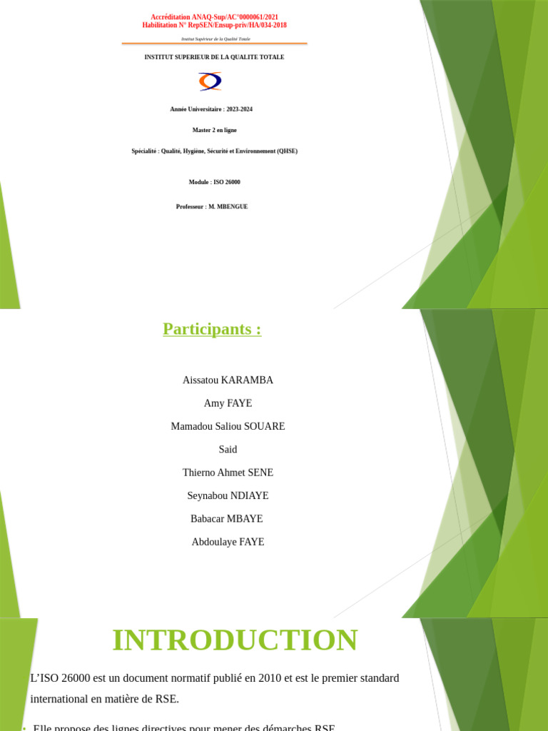 Principes de l'ISO 26000 en RSE | PDF | Partie prenante ...