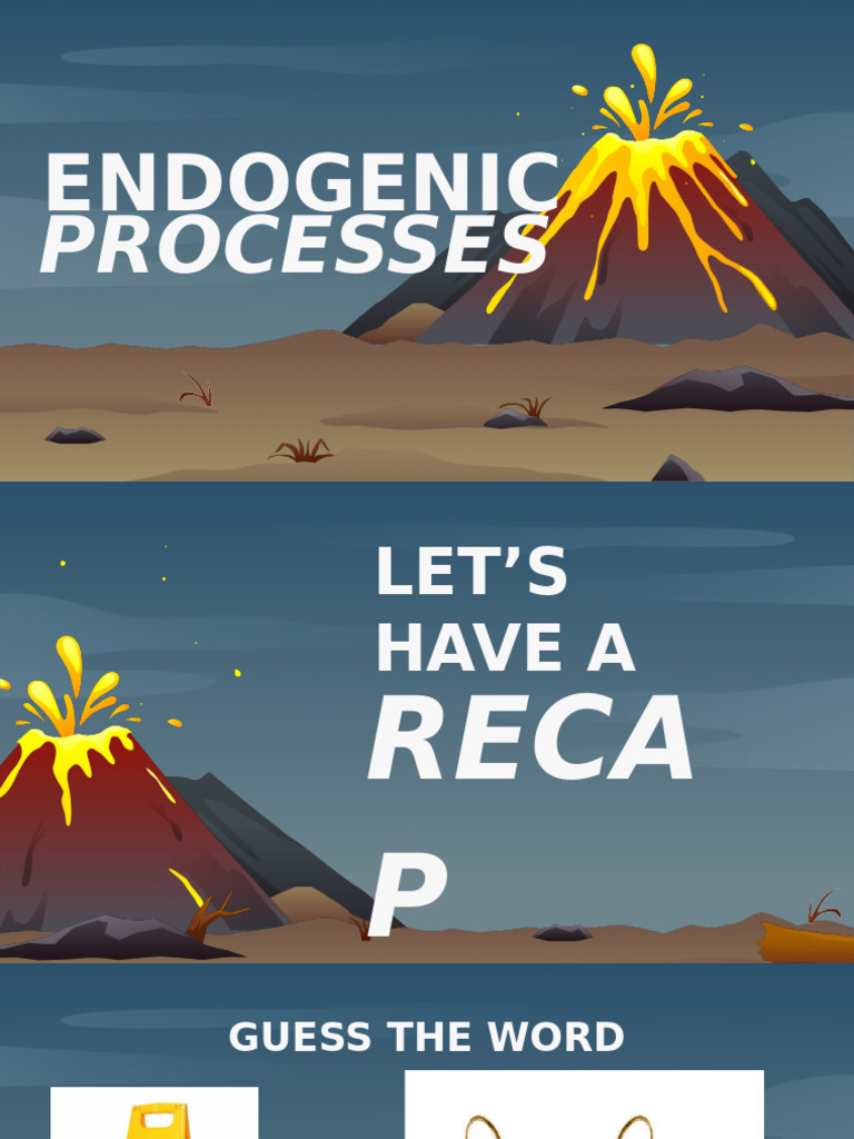 Endogenic Processes | PDF | Magma | Igneous Rock
