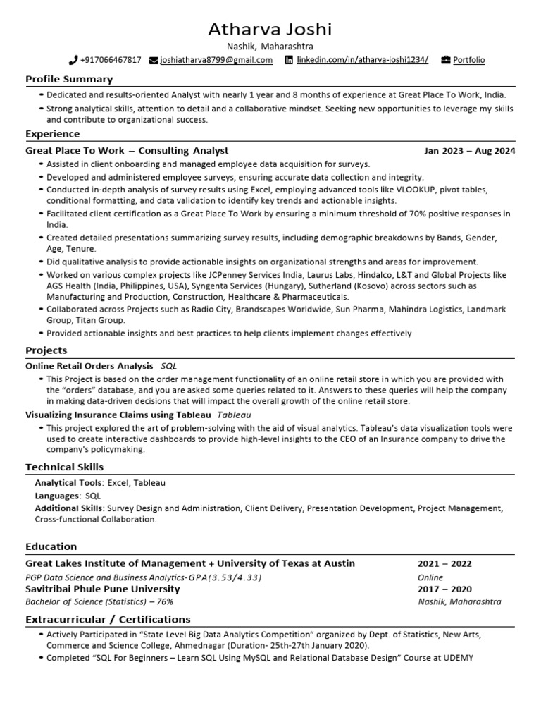 Atharva Joshi - 7066467817 | PDF | Business | Data Management