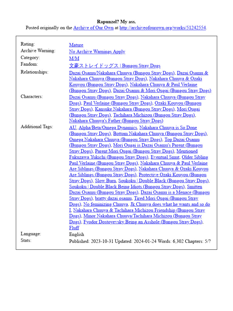 Rapunzel My Ass | PDF