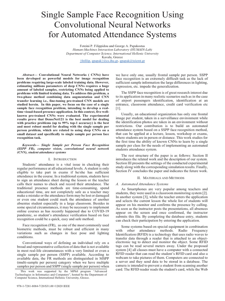 filippidou2020 | PDF | Artificial Neural Network | Radio Frequency Identification