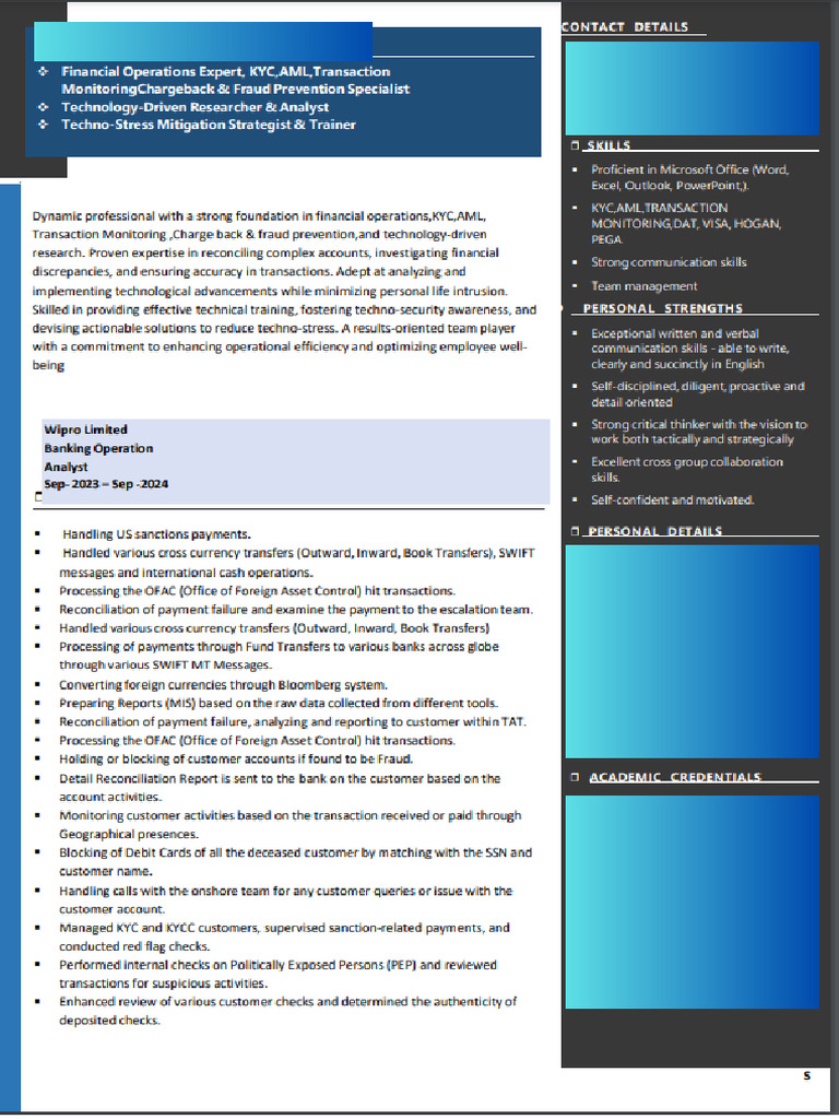 Saitha Sutherland Job - Resume | PDF