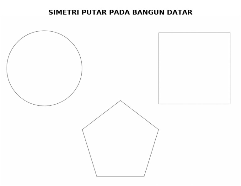 Simetri Putar Pada Bangun Datar | PDF