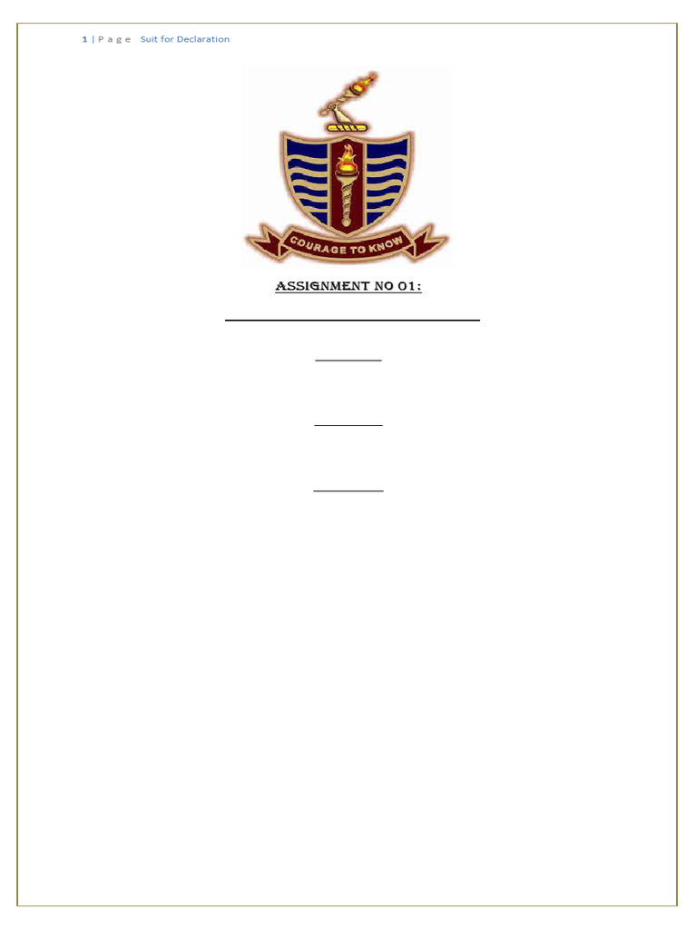 suit for declaration | PDF | Lawsuit | Jurisdiction