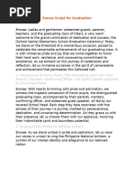 Despidida Script | PDF