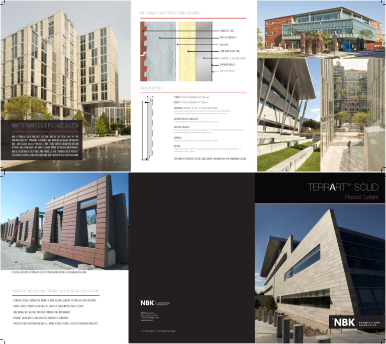 TA Solid Brochure FINAL-email | PDF | Precast Concrete | Tile