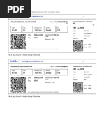 Indigo Flight Ticket | PDF | Travel Visa | Airport