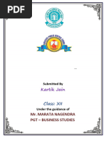 Economics Project Cover Page Design | PDF