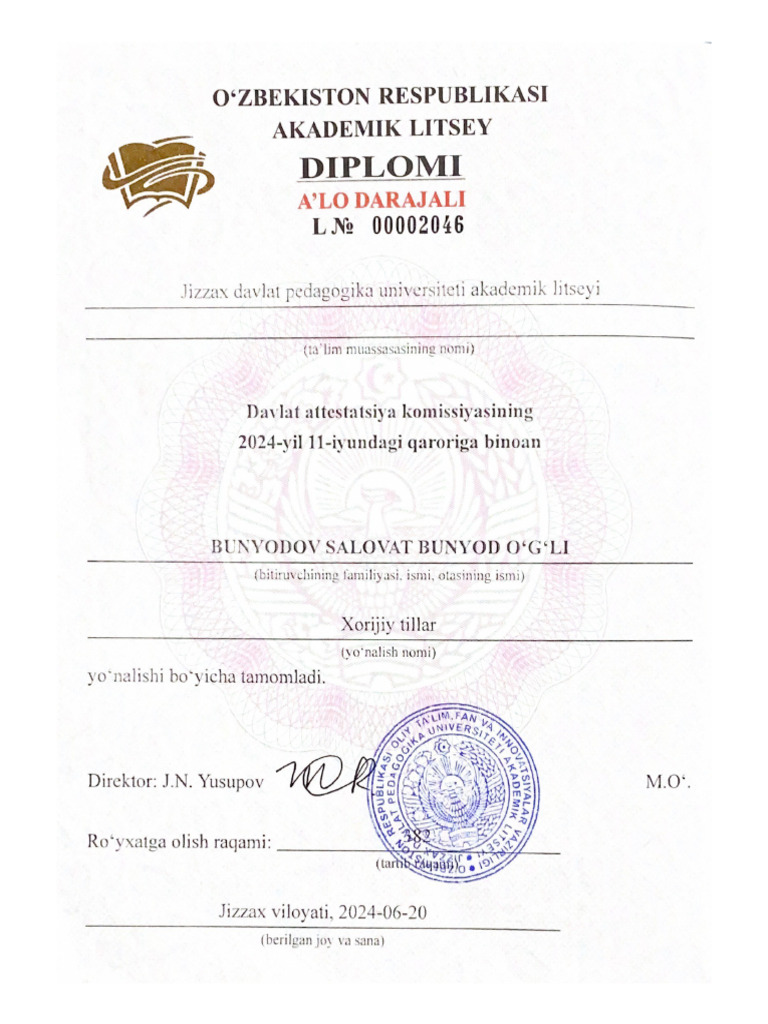 Akademik Litsey | PDF