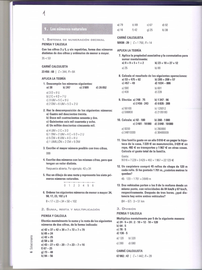 1eso Soluc Bruño 1 | PDF