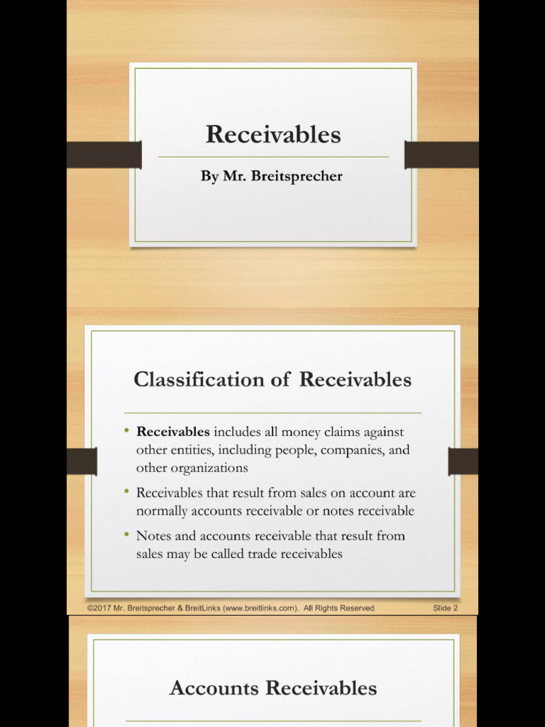 Account Receivable and Notes Receivable | PDF