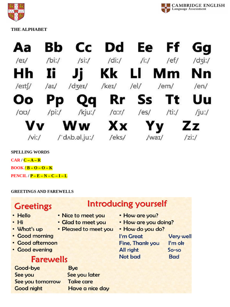 THE ALPHABET | PDF