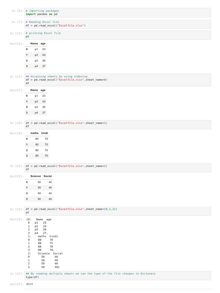 Handling Excel, CSC, Json | PDF