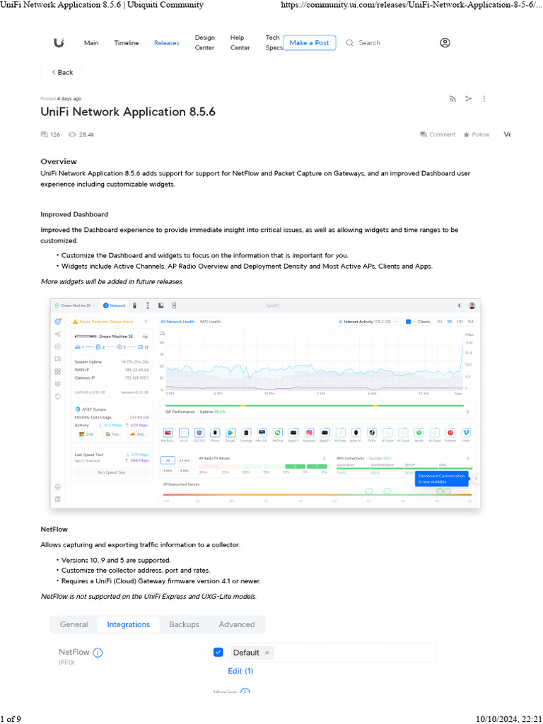 UniFi Network App 8.5.6 Release Notes | PDF | Transport Layer Security ...