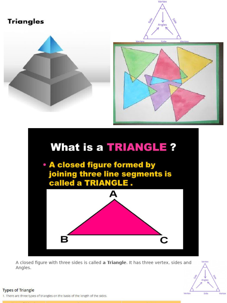 Triangles | PDF | Triangle | Perpendicular