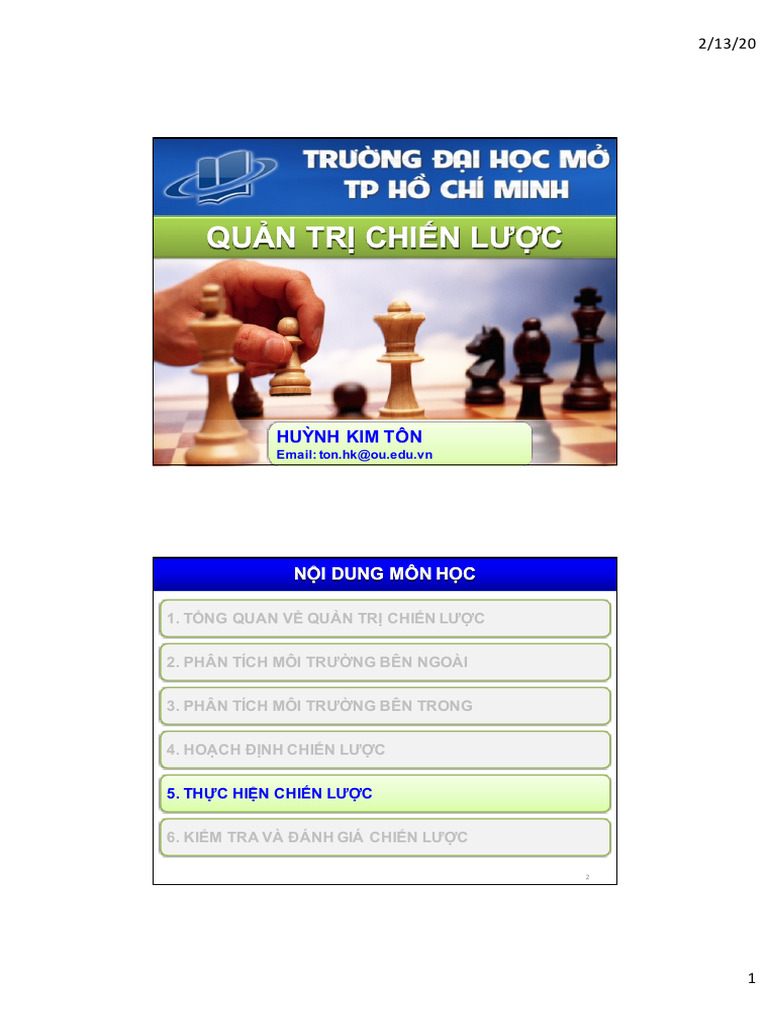 2165-QTCL-Bai 5-Thuc Hien Chien Luoc | PDF