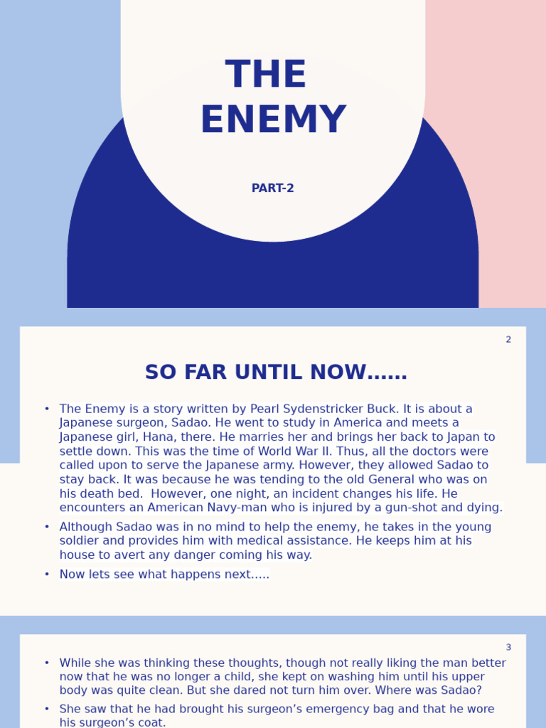 the enemy ppt final. | PDF