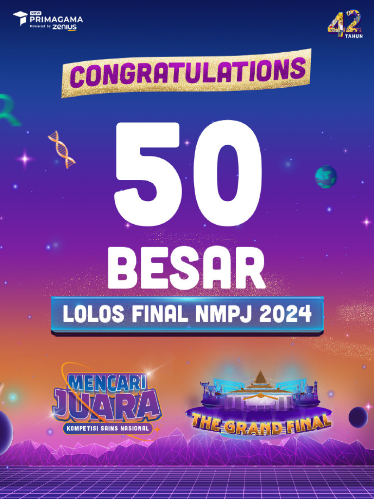Finalis NPMJ 2024 - Sains SMP | PDF