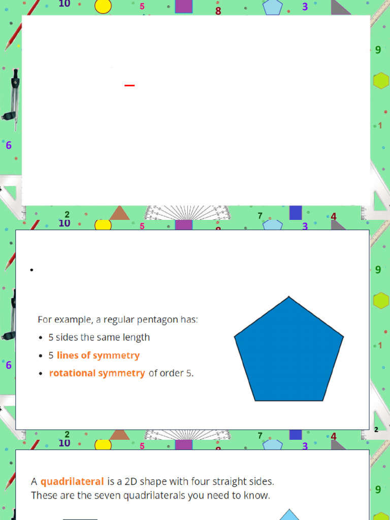 8.1 - Quadrilaterals and Polygons | PDF | Rectangle | Euclidean Geometry
