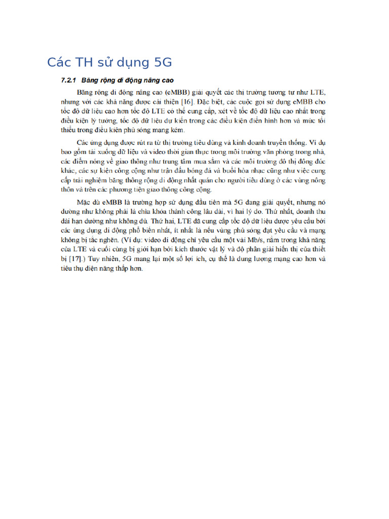 Các TH S D NG 5G | PDF