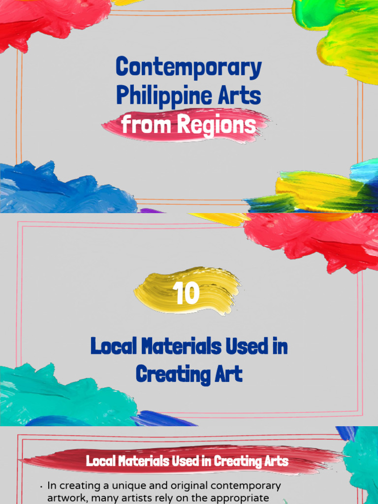 Local Art Materials in the Philippines | PDF | Coconut