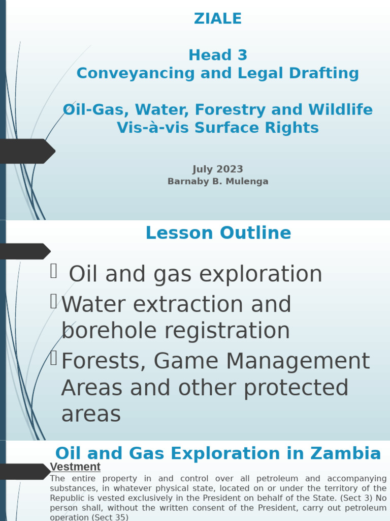 Water-Game-Oil - Ziale Lecture 2 | PDF | Hunting | Wildlife