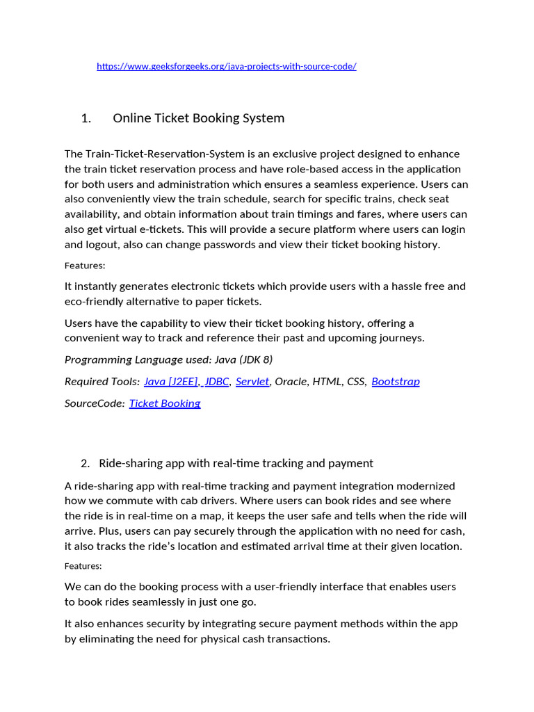 java project for resume | PDF | Java (Programming Language) | Object Oriented Programming