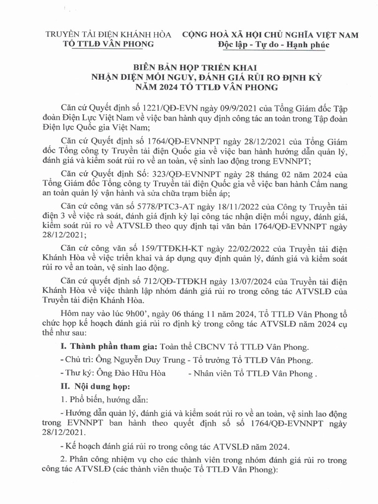 2. Bb Hop Tk Dgrr Định Kỳ 2024 | PDF