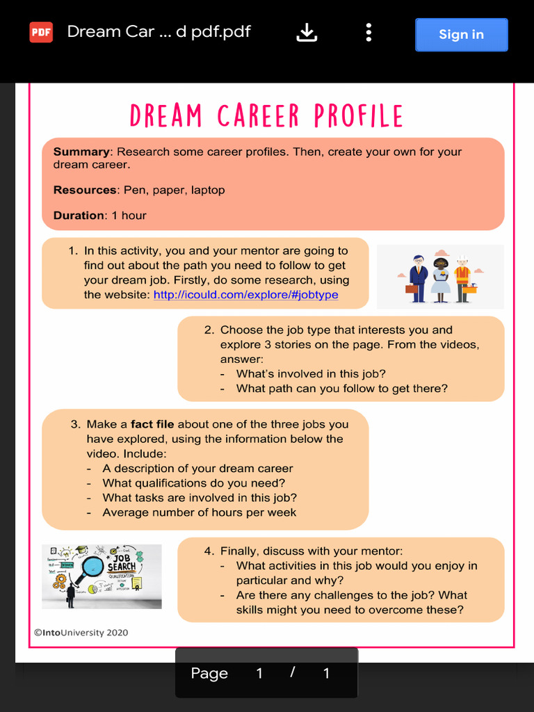 Career Profile | PDF