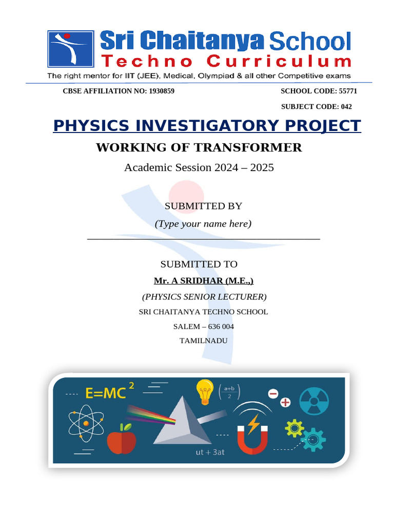 MPL-3 - A3 PHYSICS Front Page | PDF