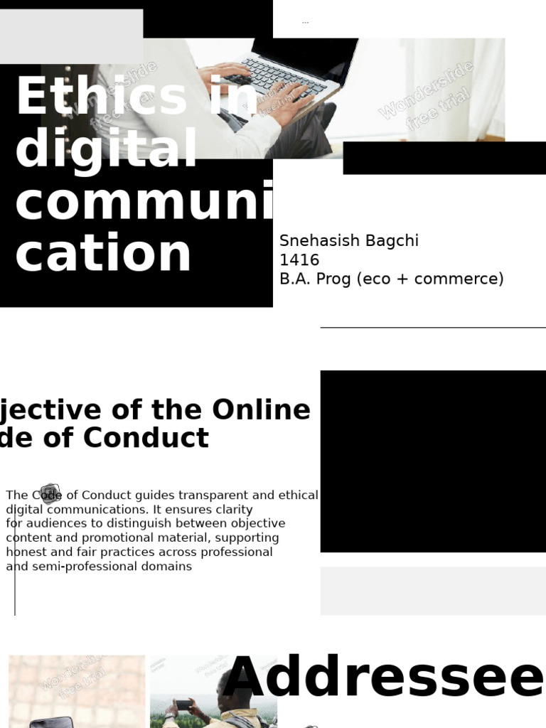 Ethics in Digital Commmunication | PDF | Privacy | Communication