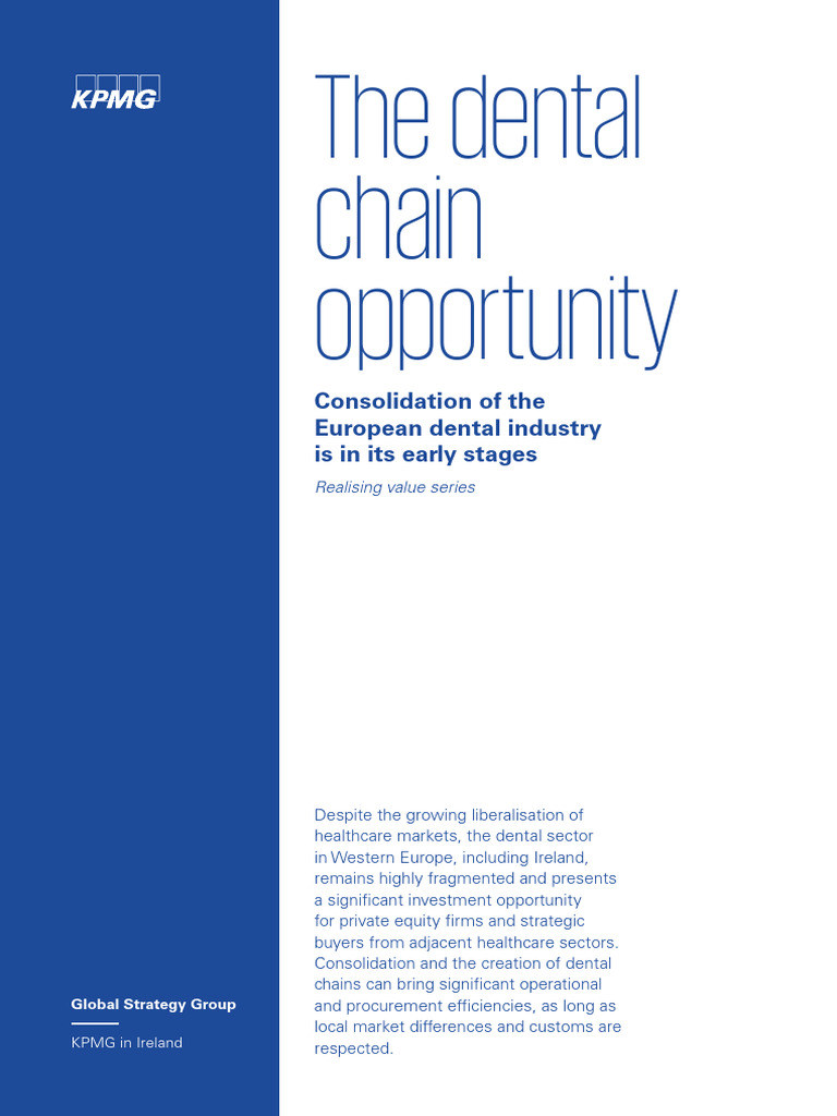 The Dental Chain Opportunity | PDF | Dentist | Health Care