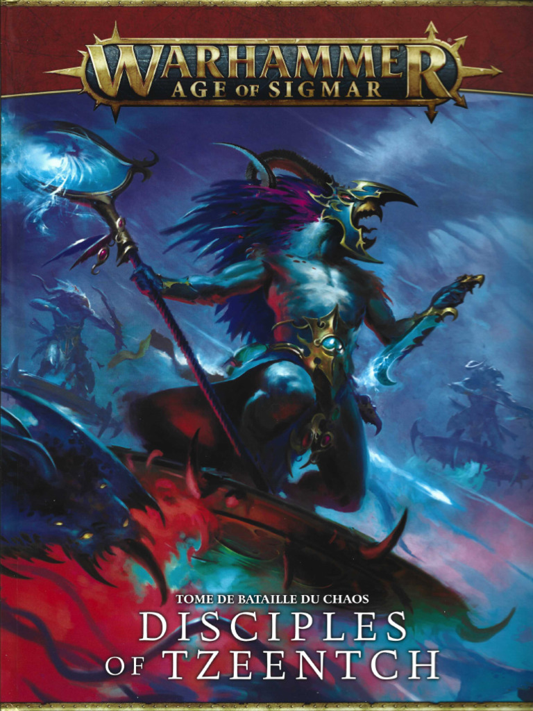 AOS V3 Battletome Chaos Disciples of Tzeentch VF | PDF