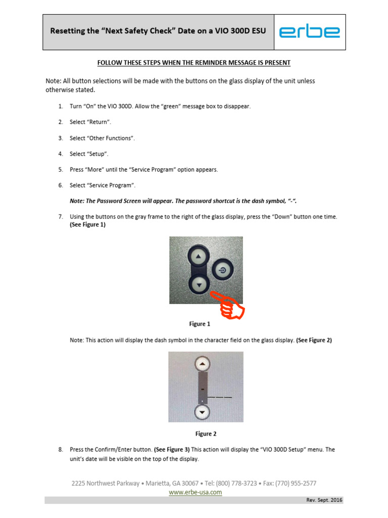 Erbe 300 Reset Service | PDF | Software | Computing
