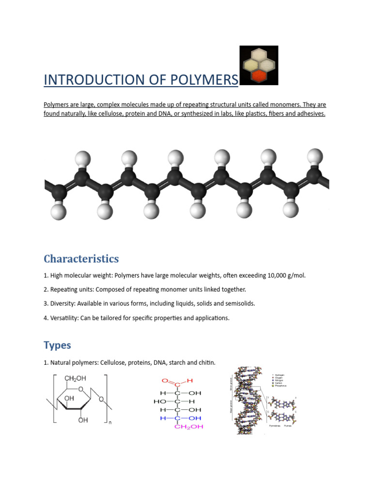 Application OF POLYMERS | PDF | Polymerization | Polymers