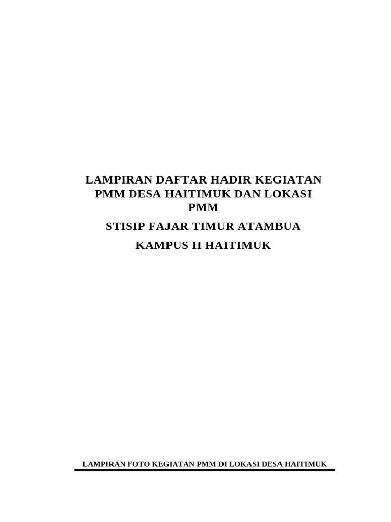 Lampiran Foto Tomi | PDF