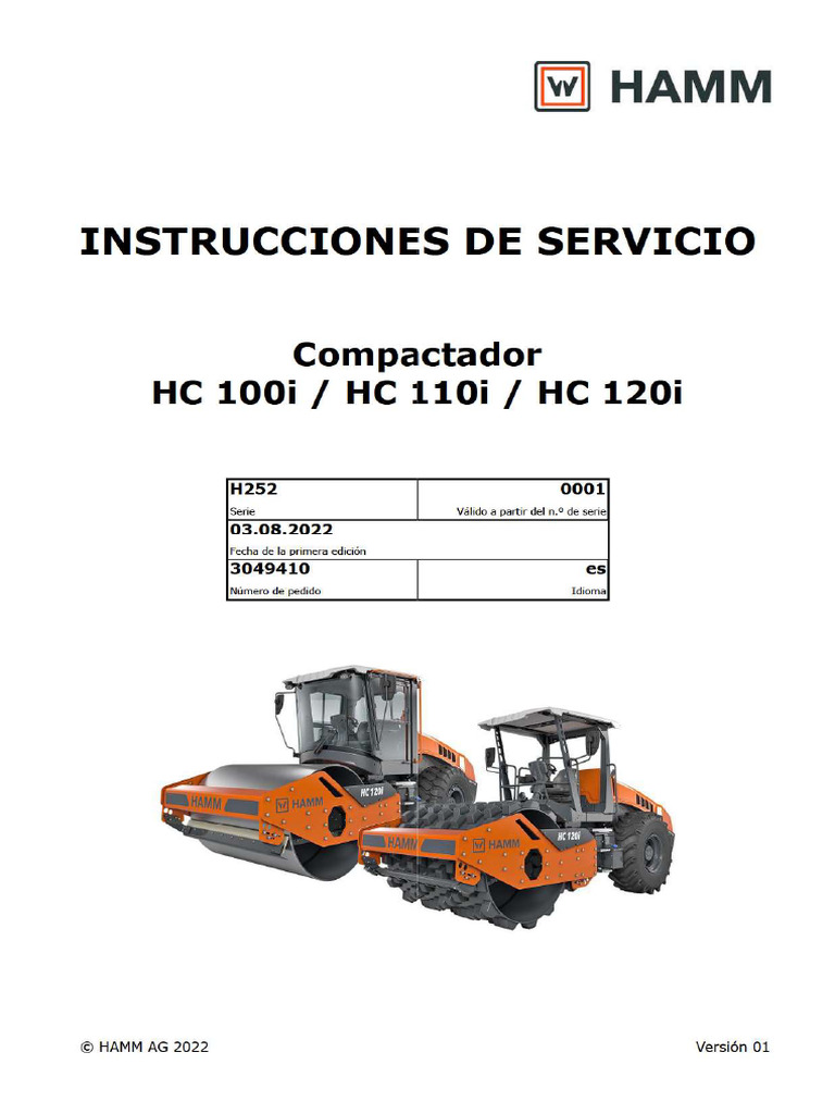 Hamm HC 110i | PDF