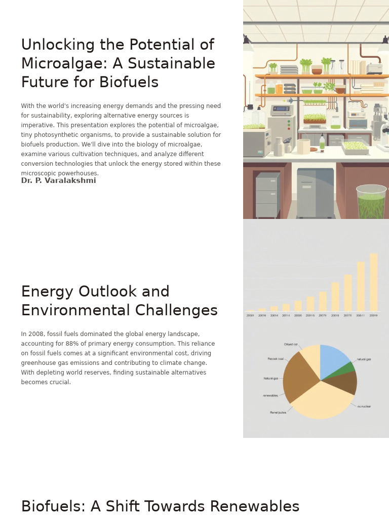 Unlocking the Potential of Microalgae a Sustainable Future for Biofuels | PDF | Biofuel | Algae Fuel