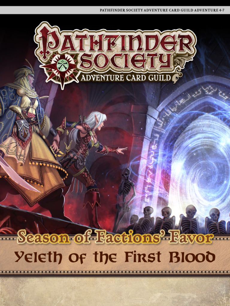 Adventure Card Game Adventure 4-7 Yeleth of The First Blood | PDF | D20 ...