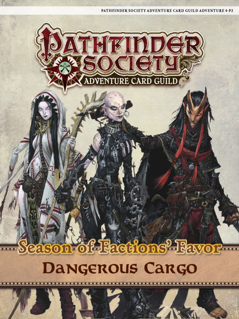 Pathfinder Adventure: Dangerous Cargo | PDF | Dungeons & Dragons ...