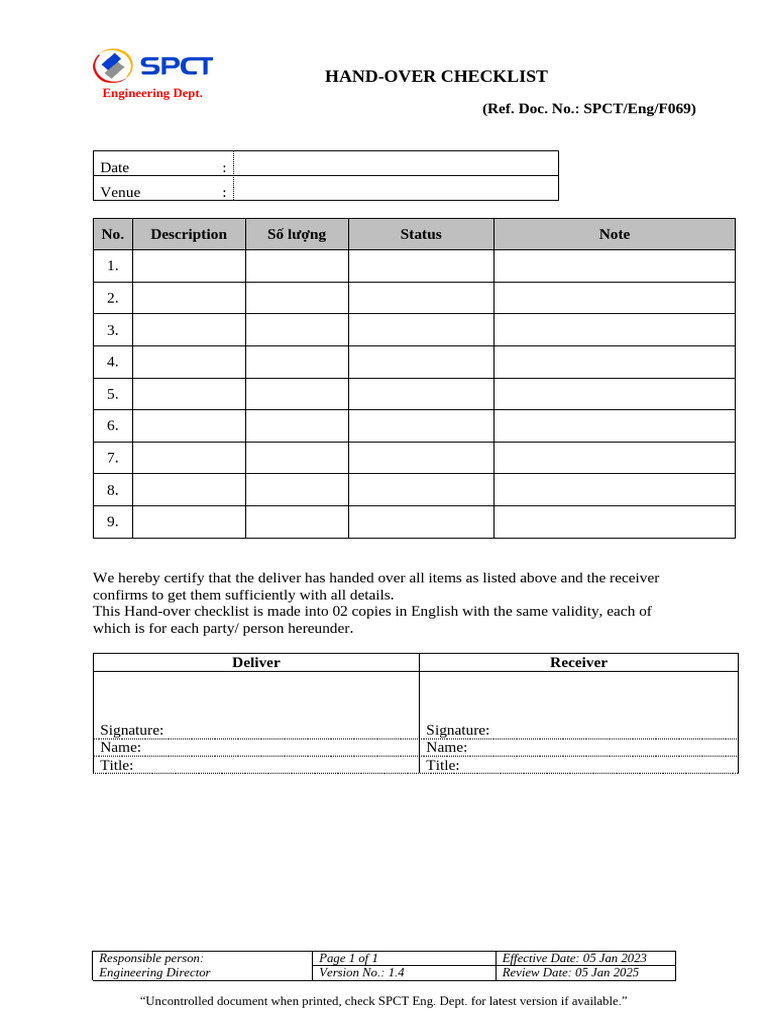 Mẫu BBBG thiết bị | PDF