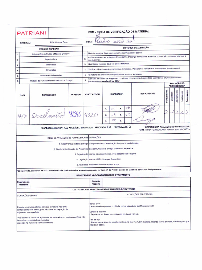 FVM - NF 43261 - Arcelor | PDF