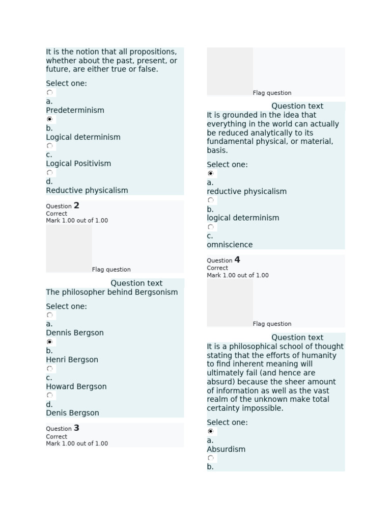 Bio 2nd Exm | PDF | Free Will | Determinism